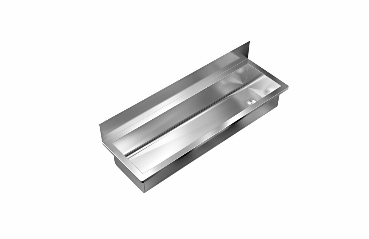 Wash Trough Wall Hung SS 1200 | Cube Trade NZ