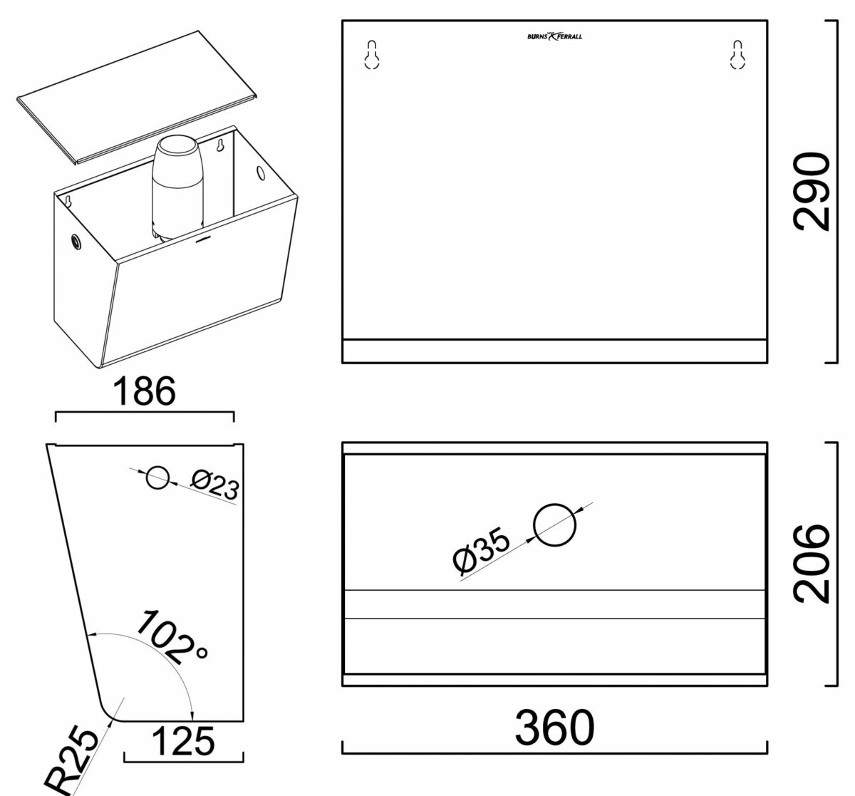 Auto Flush Cistern SS 9L | Cube Trade NZ